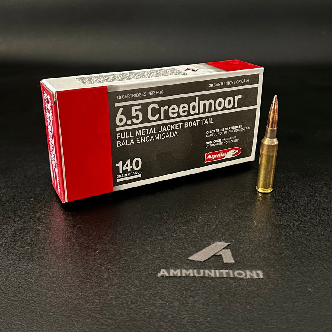 Aguila Ammunition - 6.5 Creedmoor - 140 Gr FMJBT - 20 Rnd/Bx – Ammunition1
