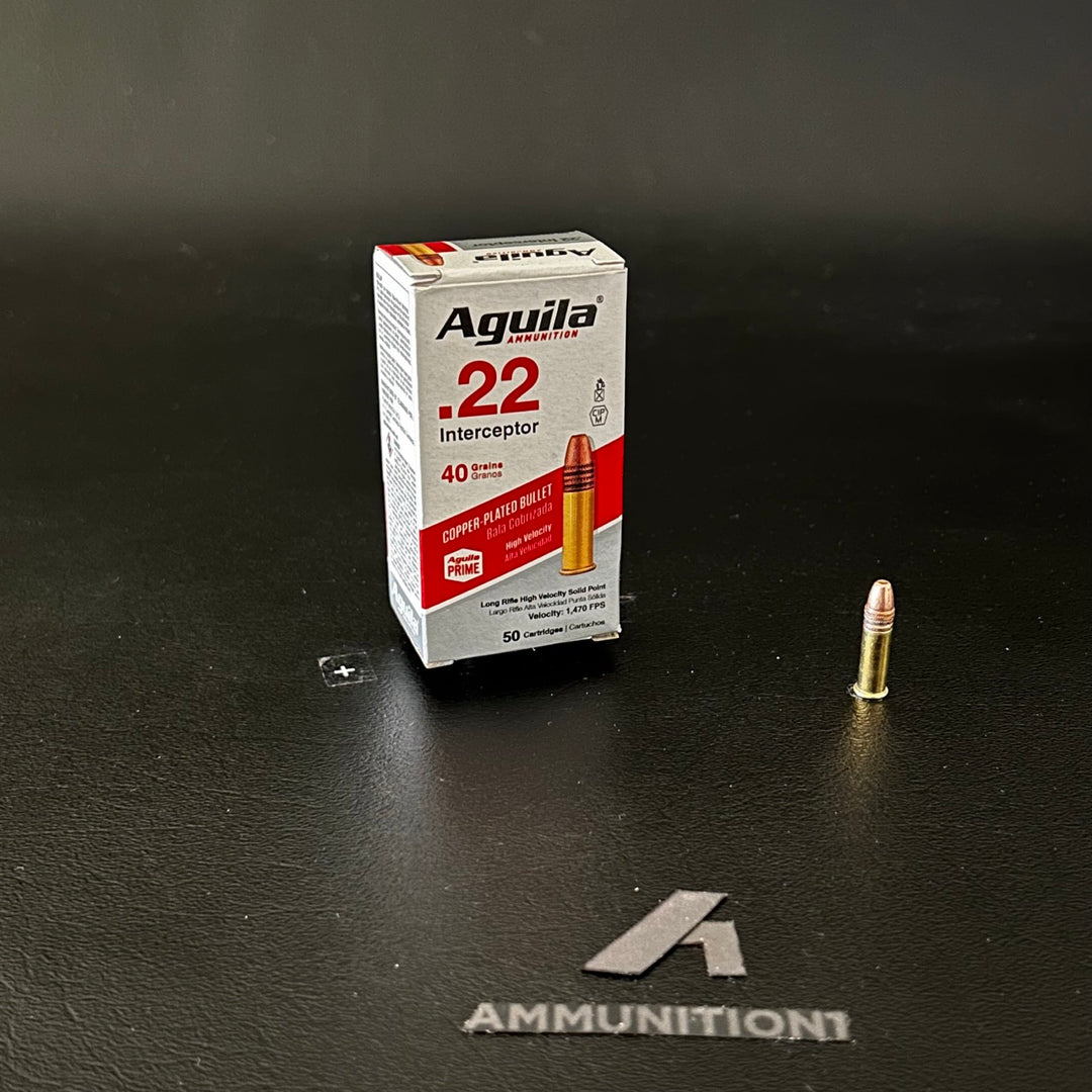 Aguila Ammunition Interceptor - 22 LR - 40 Gr CPSP - 50 Rnd/Bx ...