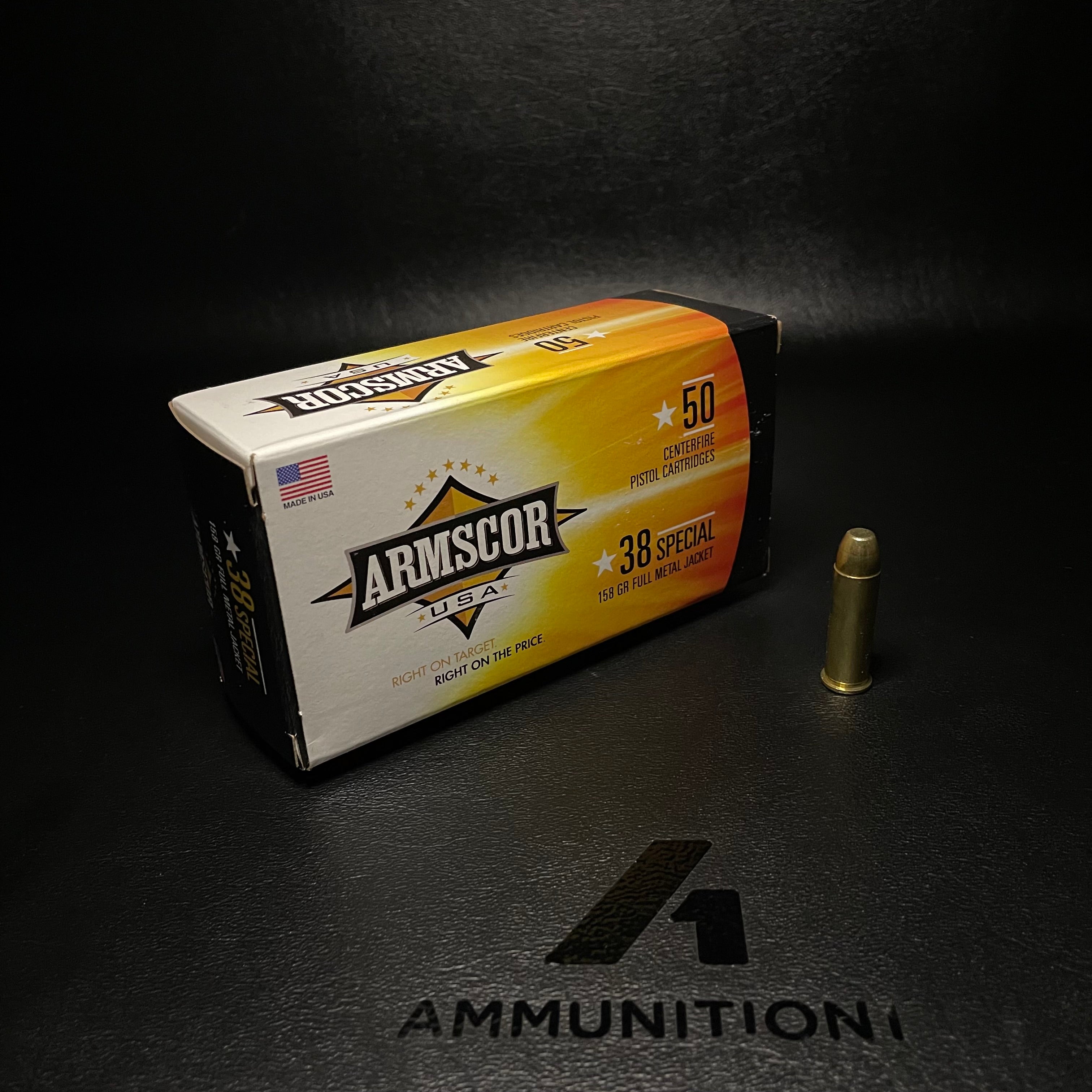 Armscor USA - 38 Special - 158 Gr FMJ - 50 Rnd/Bx – Ammunition1