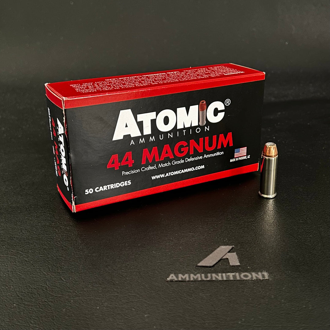 Atomic Ammunition Match - 44 Rem Mag - 240 Gr HP - 50 Rnd/Bx – Ammunition1