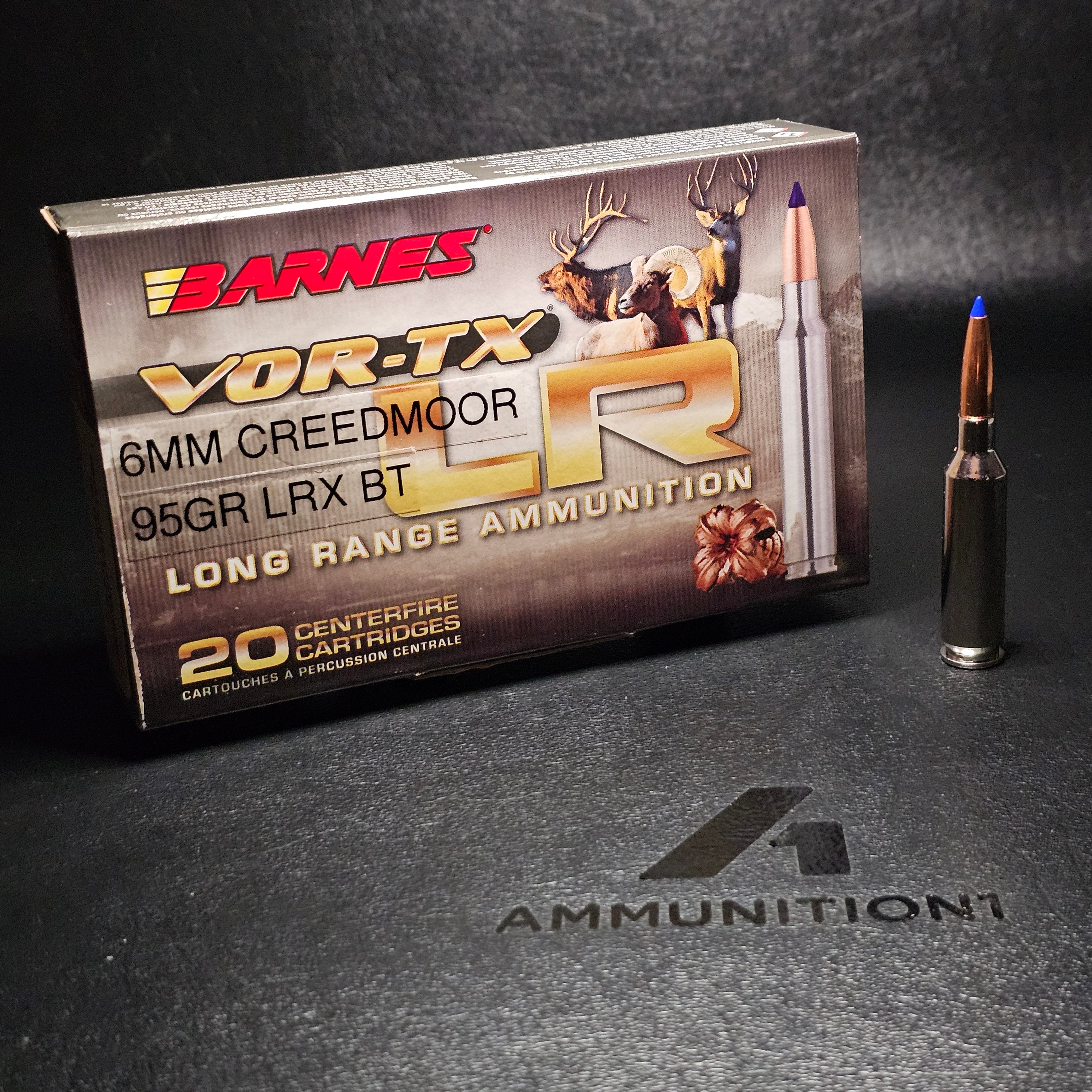 Barnes VOR-TX - 6mm Creedmoor - 95 Gr LRX BT - 20 Rnd/Bx – Ammunition1