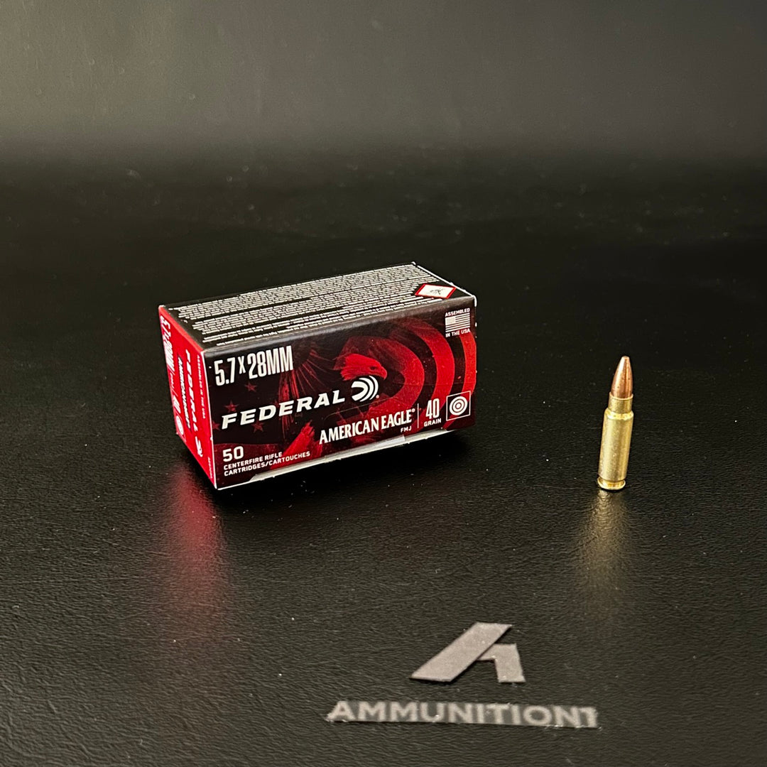 Federal American Eagle - 5.7X28 - 40 Gr FMJ - 50 Rnd/Bx – Ammunition1