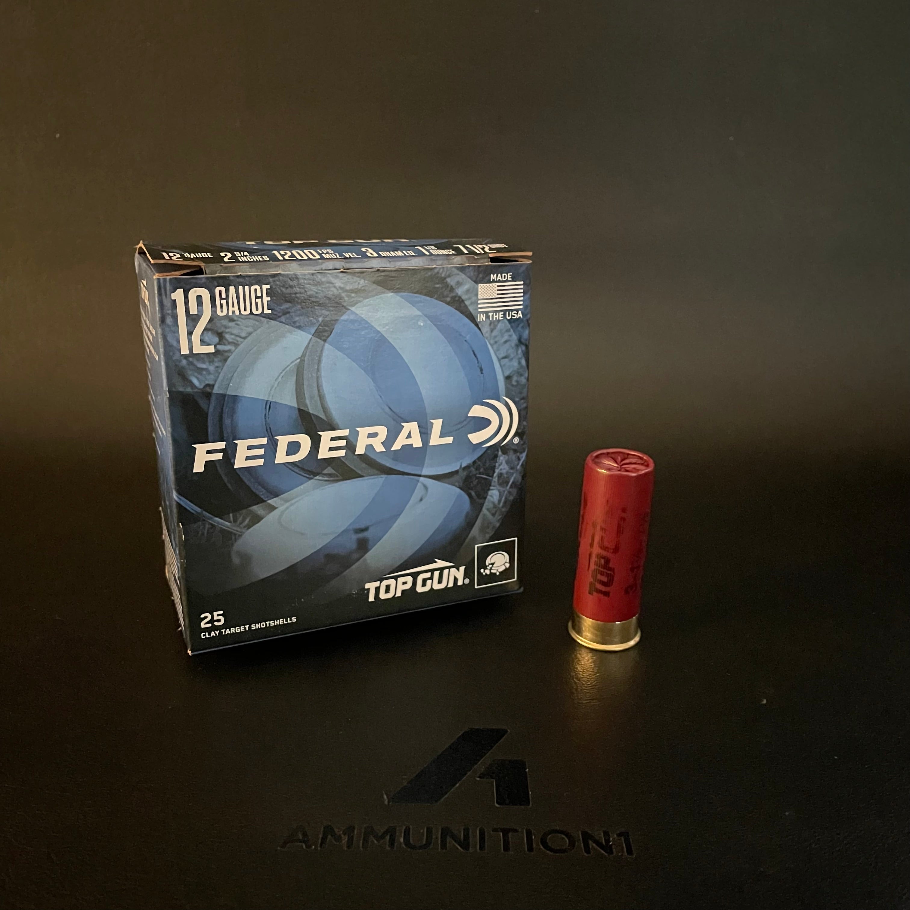 Federal Top Gun - 12 Ga - 2.75" 1 1/8 oz 1200 FPS #7.5 - 25 Rnd/Bx – Ammunition1