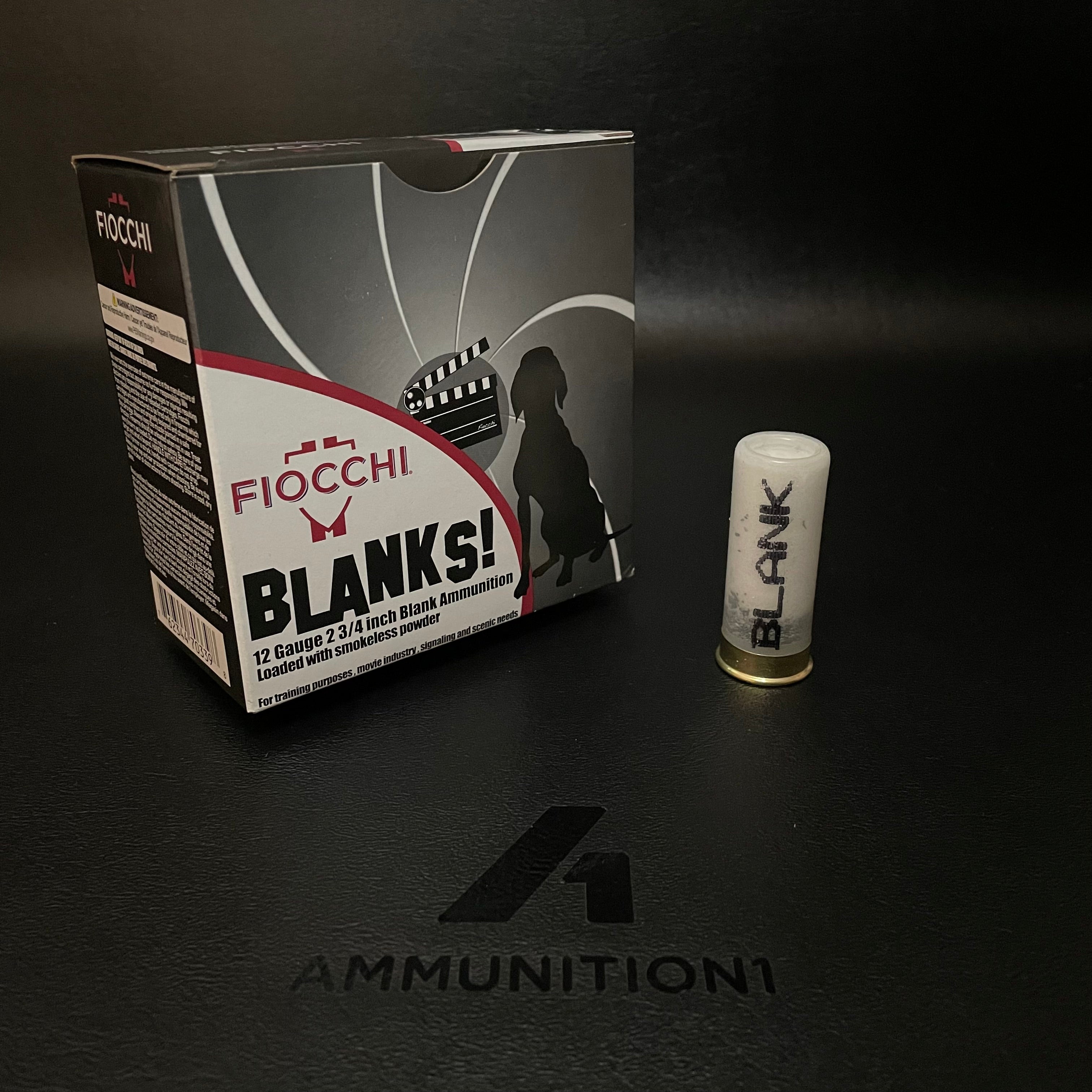Fiocchi BLANK - 12 Ga - Shotgun Blank - 25 Rnd/Bx – Ammunition1