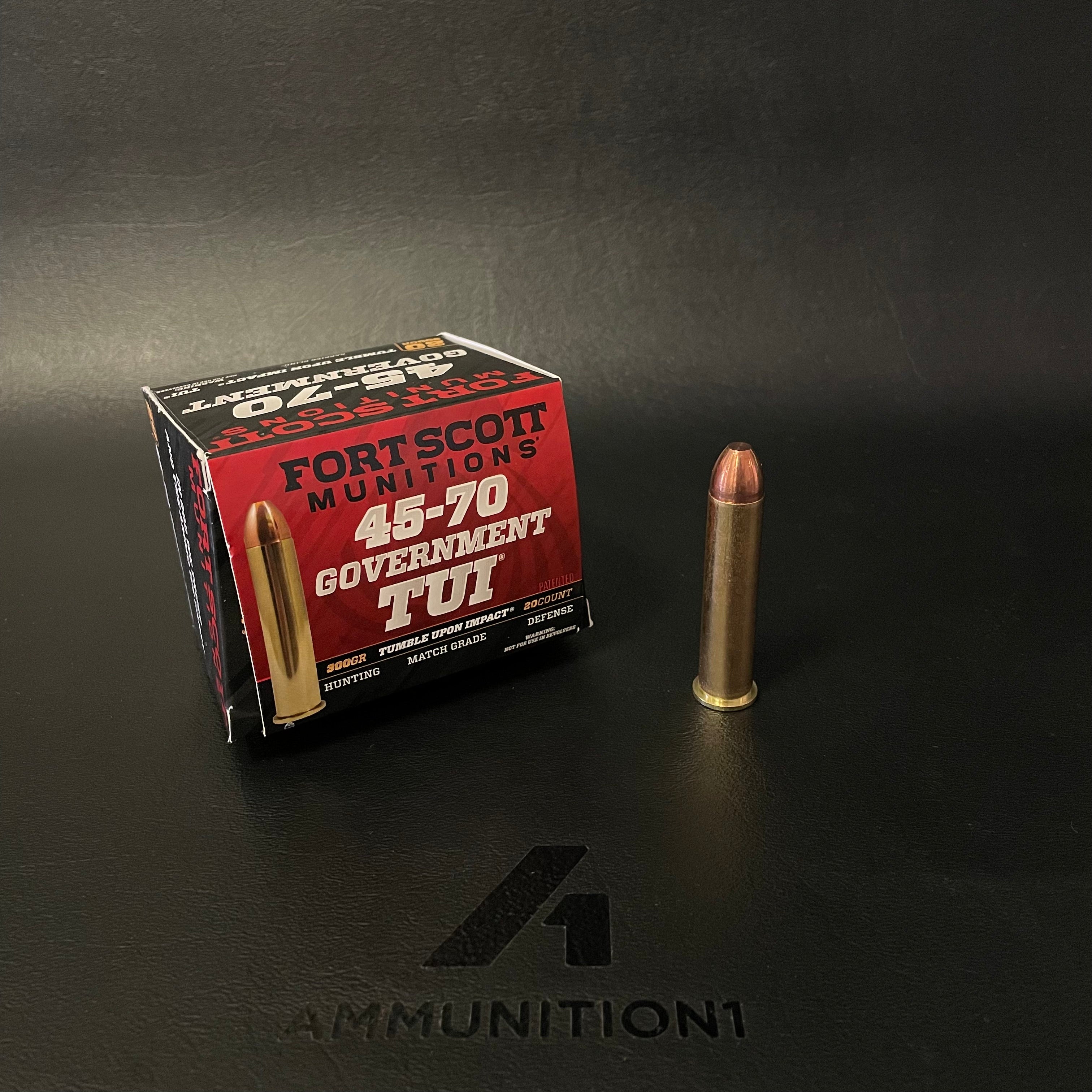 Fort Scott - 45-70 GOVT - 300 Gr TUI - 20 Rnd/Bx – Ammunition1