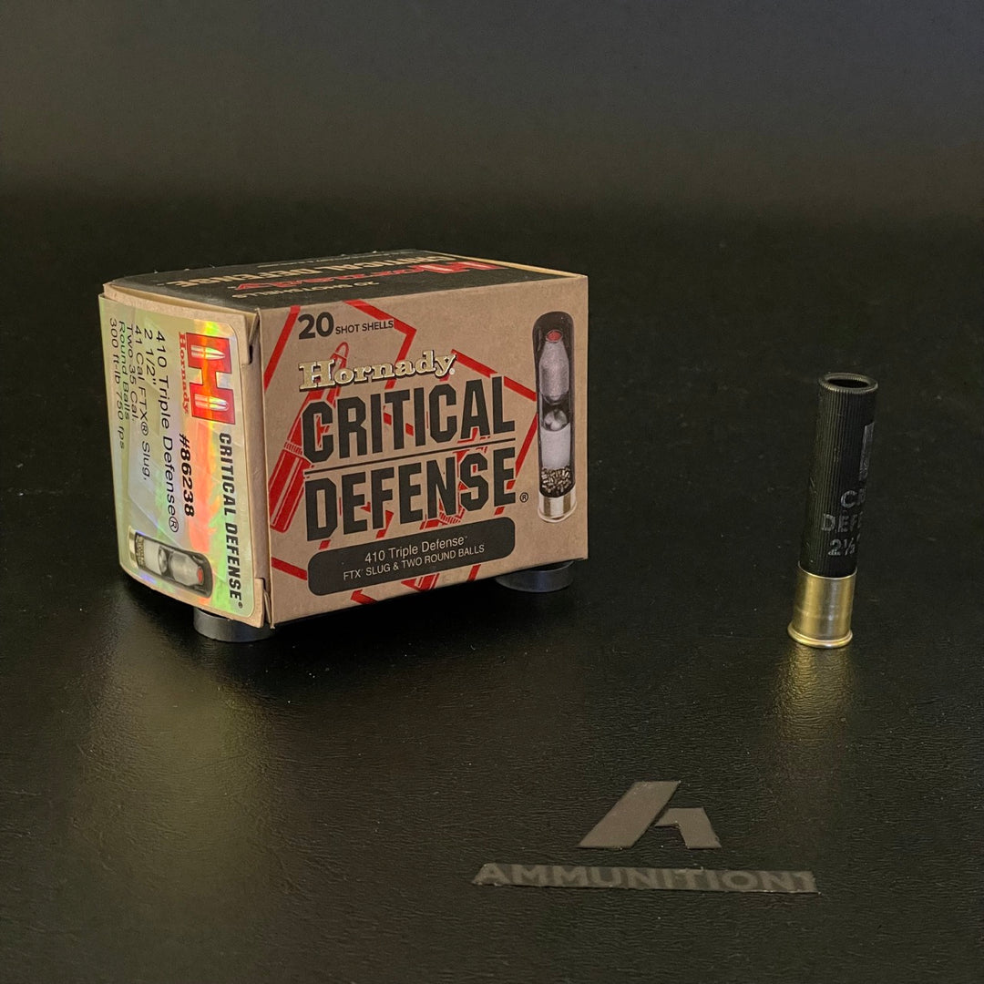 Hornady Critical Defense Triple Defense - .410 Ga - 2.50" 2 Round Ball ...