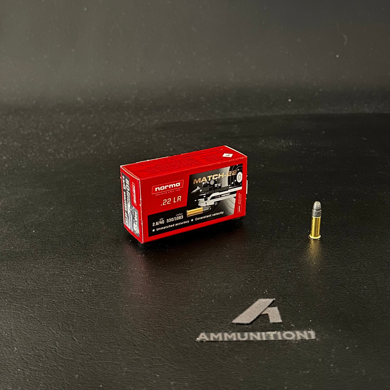 Norma Match - 22 LR – 40 GR – 50 Rnd/Bx – Ammunition1