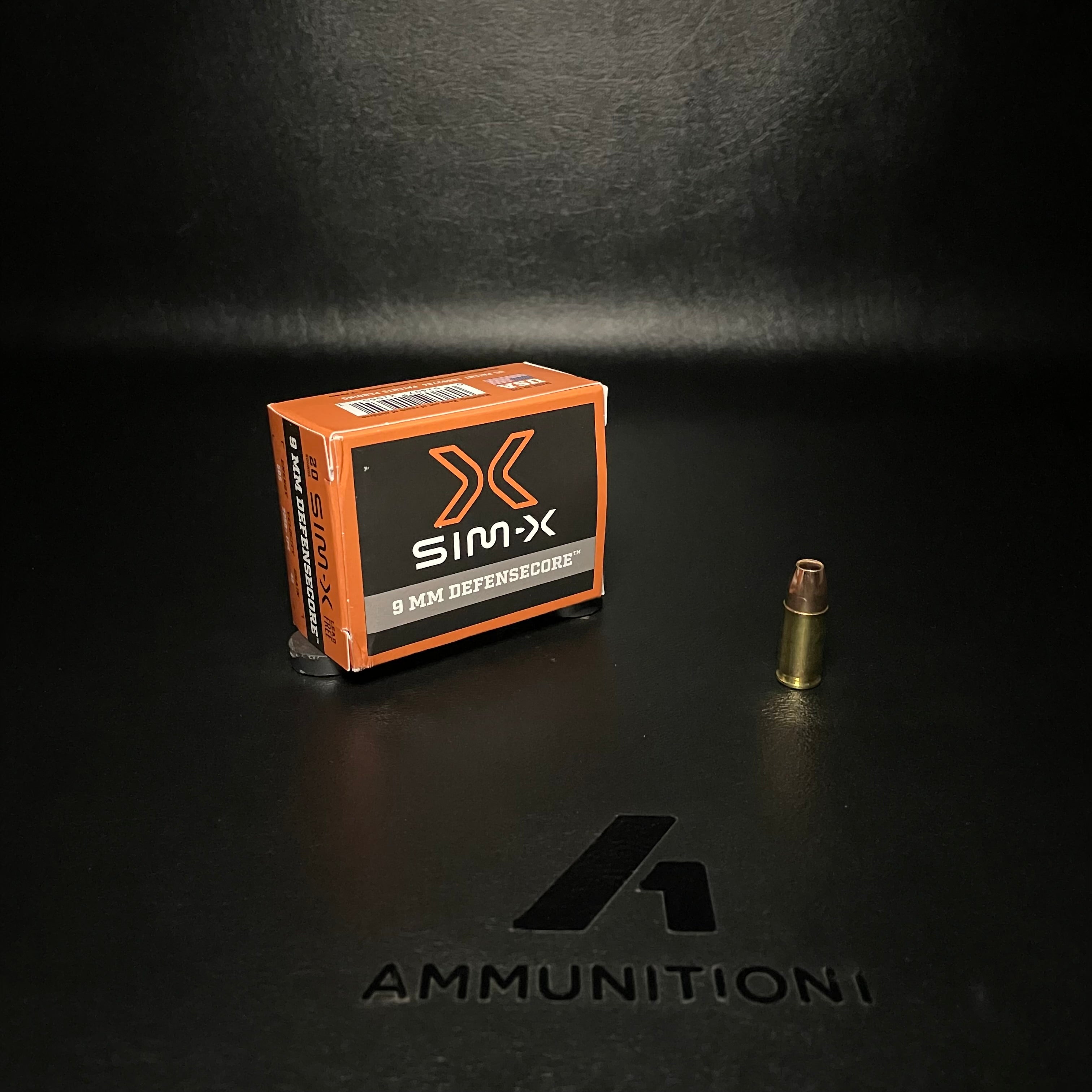 SIM-X Defenscore - 9mm - 45 Gr HP - 20 Rnd/Bx – Ammunition1
