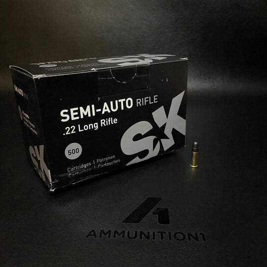 SK Semi-Auto Rifle - 22 LR - 40 Gr LRN - 50 Rnd/Bx – Ammunition1