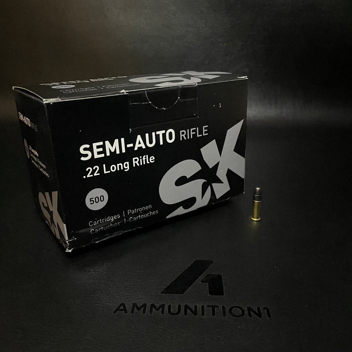 SK Semi-Auto Rifle - 22 LR - 40 Gr LRN - 50 Rnd/Bx – Ammunition1