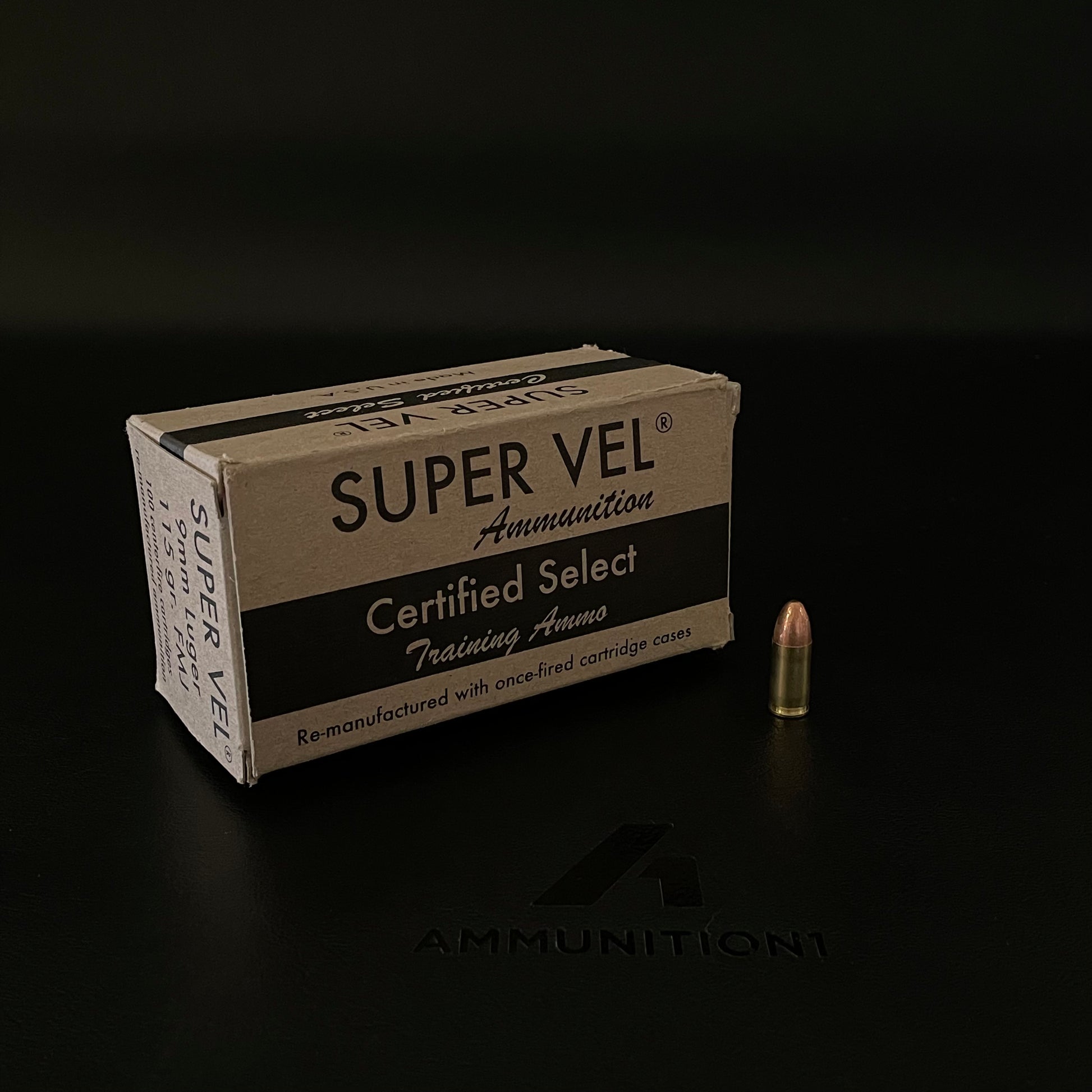Super Vel - 9mm - 115 Gr FMJ - 100 Rnd/Bx - Remanufactured – Ammunition1